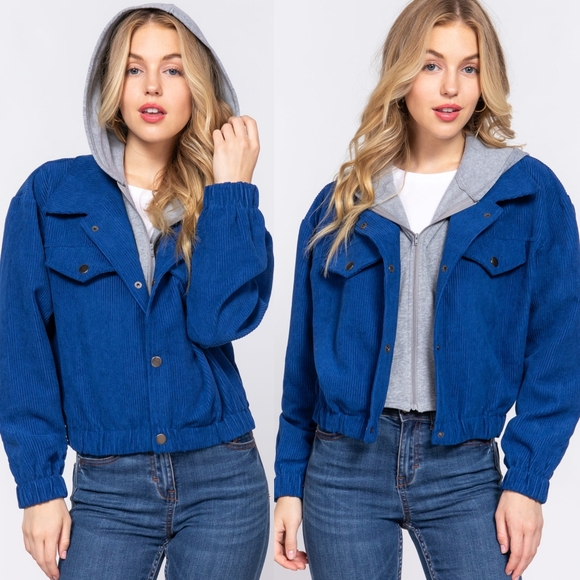 Harmony In Nature | Jackets & Coats | Urban Luxe Kennedy Jacket Blue ...